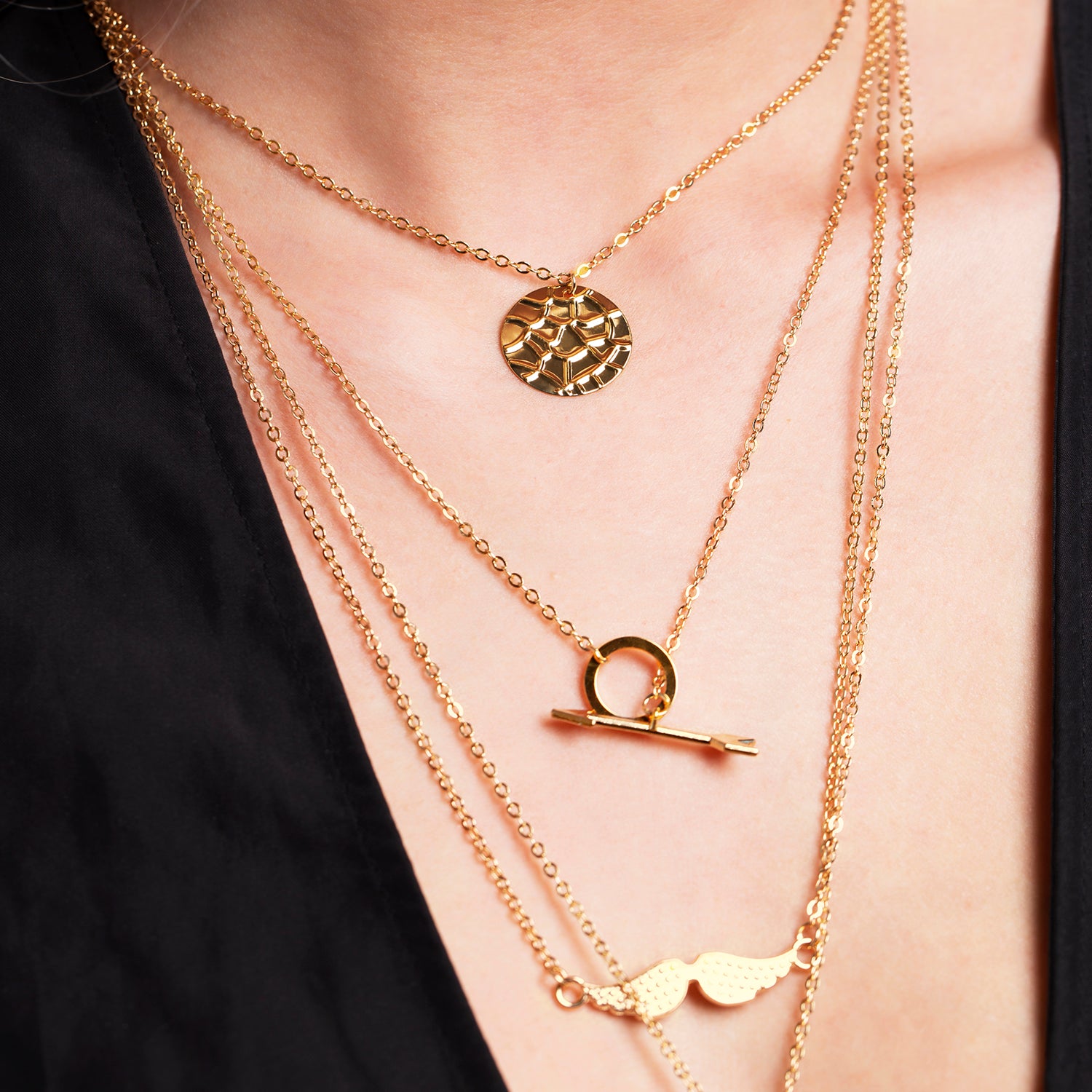 My Hearts My Compass Necklace – The Boho Boutique